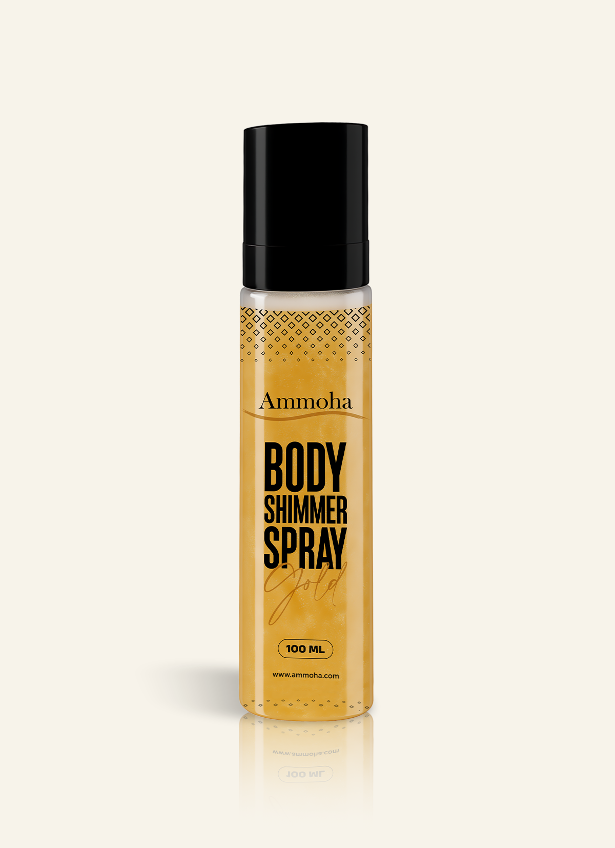 Body Shimmer Spray Gold – Ammoha Cosmetics